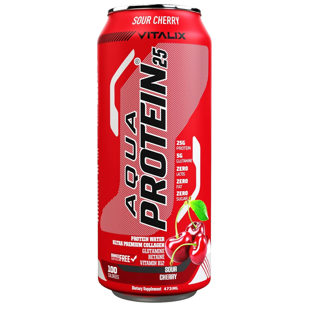 VITALIX Aqua Protein 25 Protein Water - Sour Cherry – Ultramade